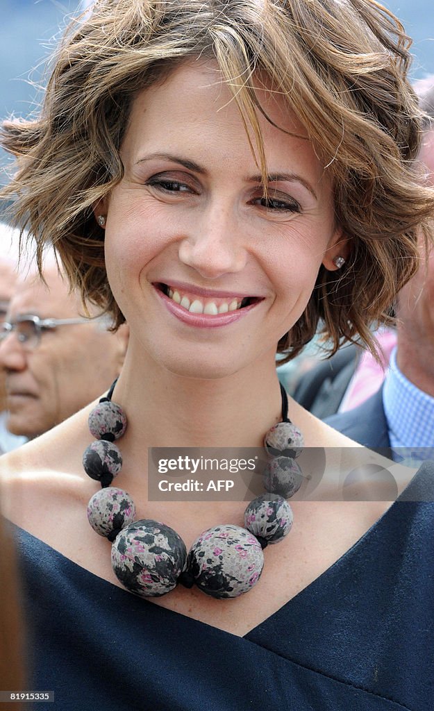 Syrian President Bashar Al Assads Wife Asma Al Assad Visits The Arab