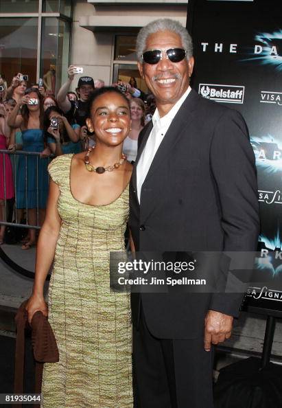 Actor Morgan Freeman And His Granddaughter Attend The Premiere Of News Photo Getty Images