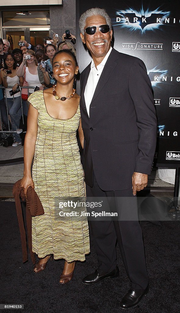 Actor Morgan Freeman And His Granddaughter Attend The Premiere Of News Photo Getty Images