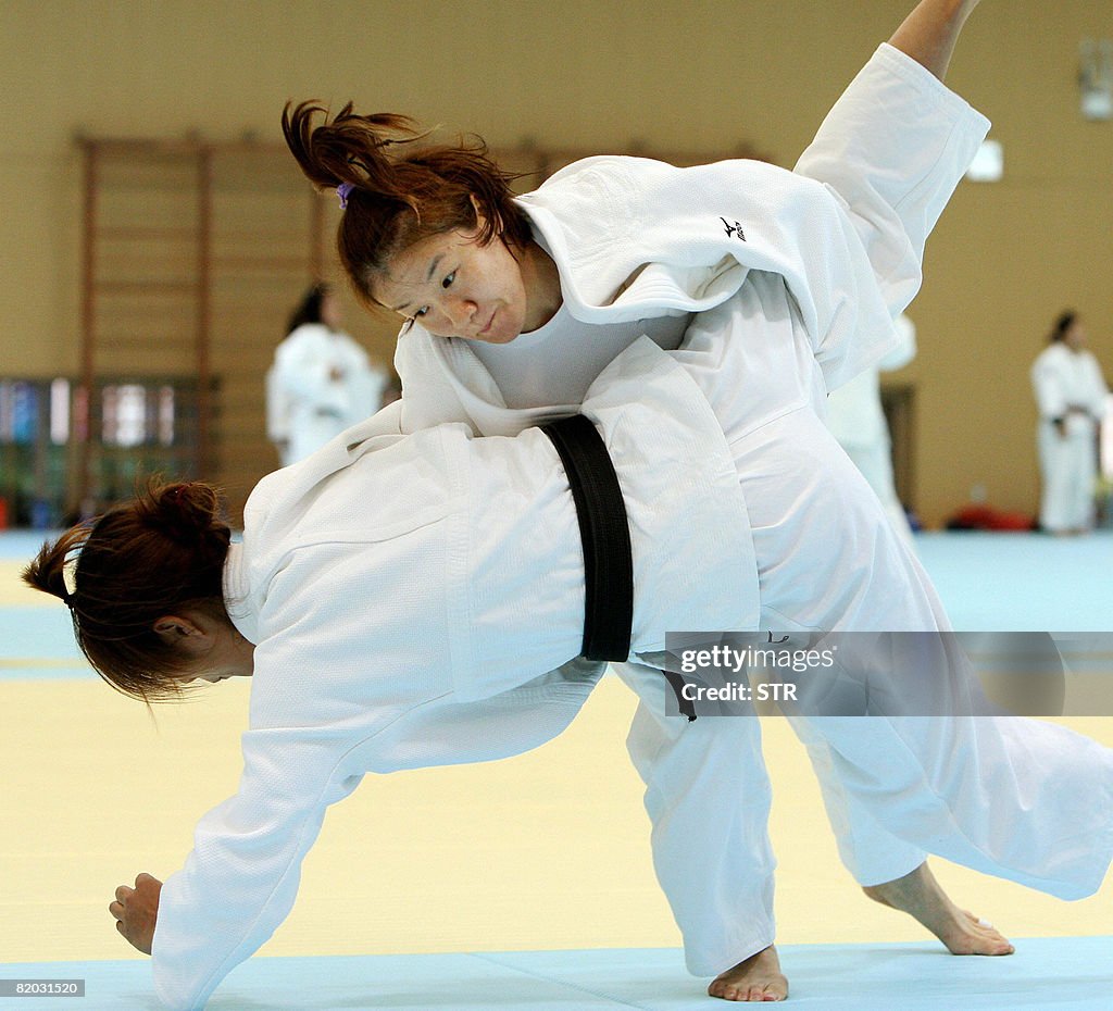 Athens Olympics Judo Gold Medalist Ryoko Tani Trains For Upcoming