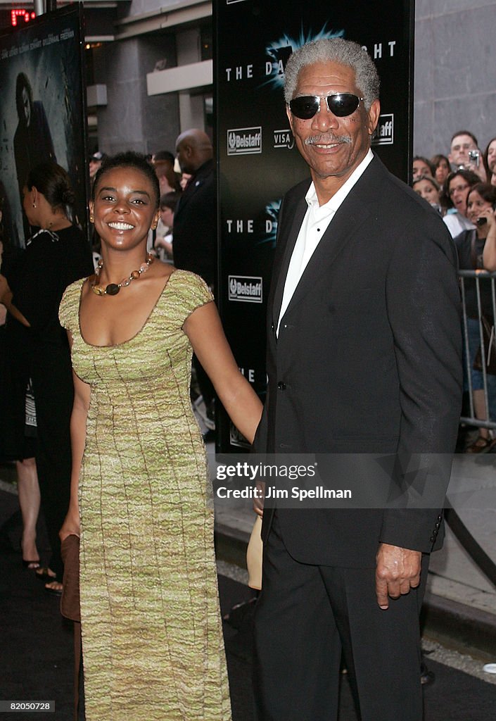 Actor Morgan Freeman And His Granddaughter Attend The Premiere Of