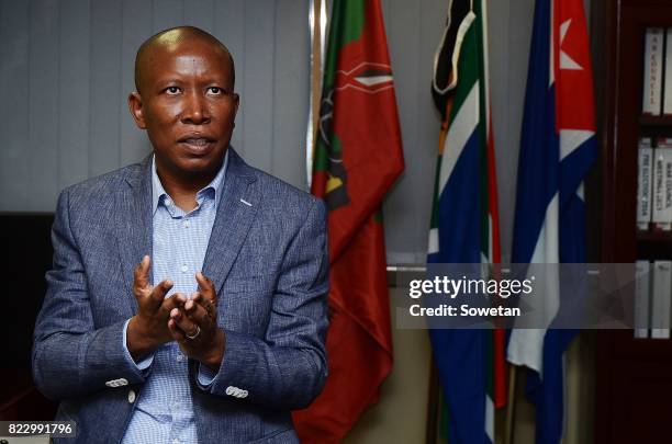 36 Close Up With Economic Freedom Fighters Leader Julius Malema In