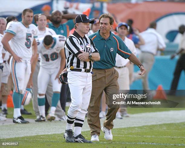 Nick Saban Dolphins Photos and Premium High Res Pictures - Getty Images Nick Saban Dolphins Photos and Premium High Res Pictures - Getty Images