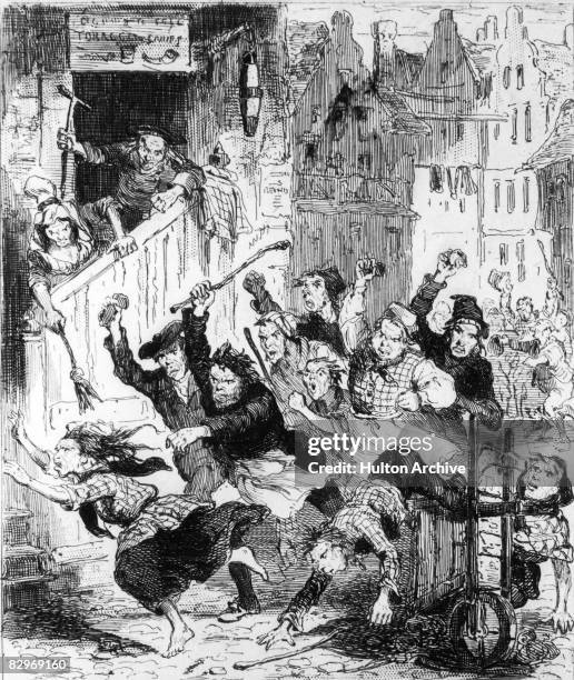 Angry Mob Stock Fotos Und Bilder Getty Images