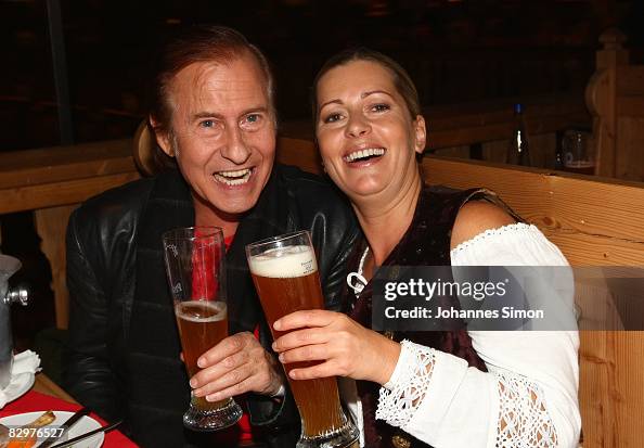 Michael Holm and Karin Thaler attend the GoldStar TV Wiesn event at ... Michael Holm and Karin Thaler attend the GoldStar TV Wiesn event at ...