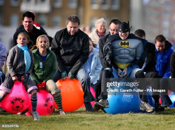 Space Hopper Race Photos And Premium High Res Pictures Getty Images