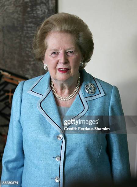 Margaret Thatcher Portrait Unveiled Photos And Premium High Res