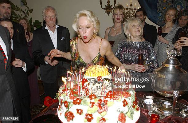 Tippi Hedrens 75th Birthday Gala Photos And Premium High Res Pictures Getty Images