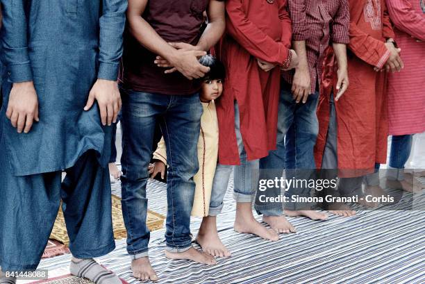 Muslims Pray During The Eid Al Adha Feast Of Sacrifice Photos Et Images