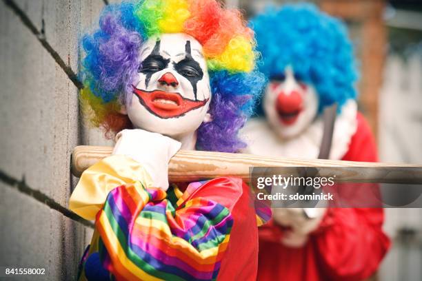 Scary Clown Makeup Fotografías E Imágenes De Stock Getty Images