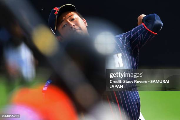 190 Japan V Netherlands Wbsc U 18 Baseball World Cup Group B Stock