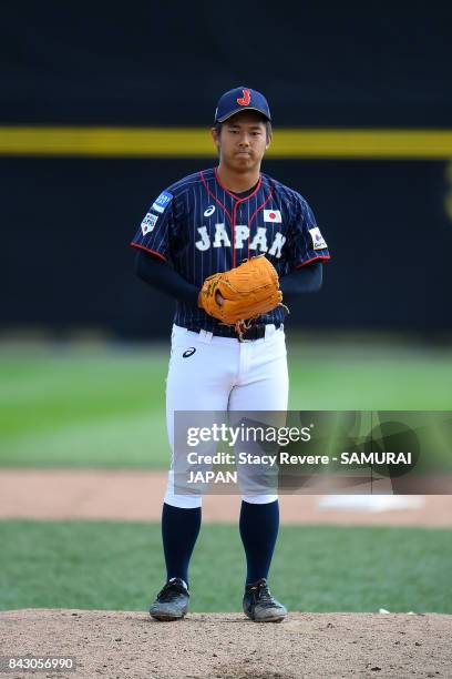190 Japan V Netherlands Wbsc U 18 Baseball World Cup Group B Stock