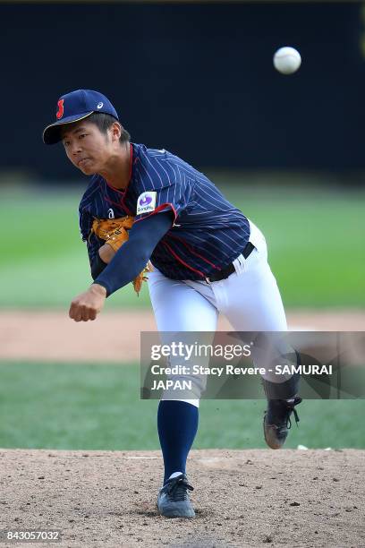 190 Japan V Netherlands Wbsc U 18 Baseball World Cup Group B Stock