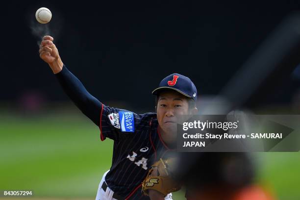 190 Japan V Netherlands Wbsc U 18 Baseball World Cup Group B Stock