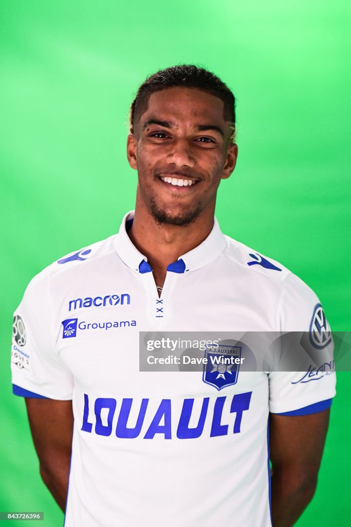 Florian Aye of Auxerre during photocall of AJ Auxerre for new season ... Florian Aye of Auxerre during photocall of AJ Auxerre for new season ...