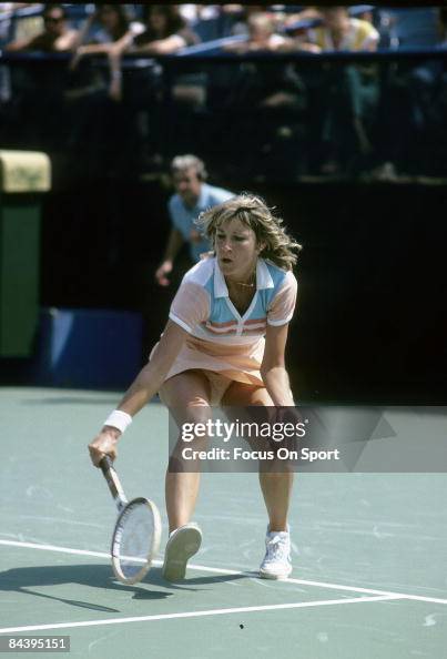 Tennis Player Chris Evert Lloyd Of The Usa Plays During The Early News Photo Getty Images