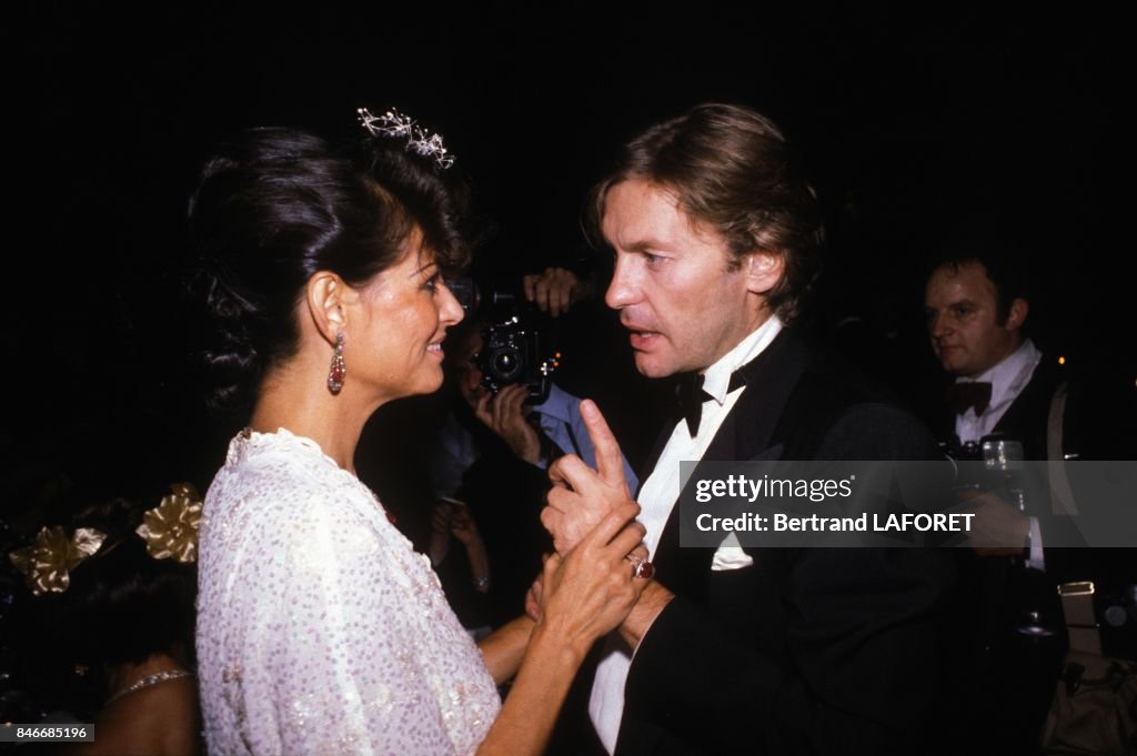 Claudia Cardinale and Helmut Berger during tribute to director... News ... Claudia Cardinale and Helmut Berger during tribute to director... News ...