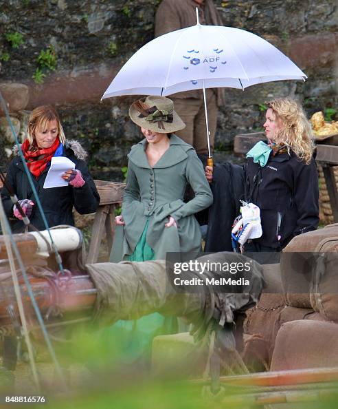 Eleanor Tomlinson As Demelza Poldark Seen Filming Poldark On News Photo Getty Images