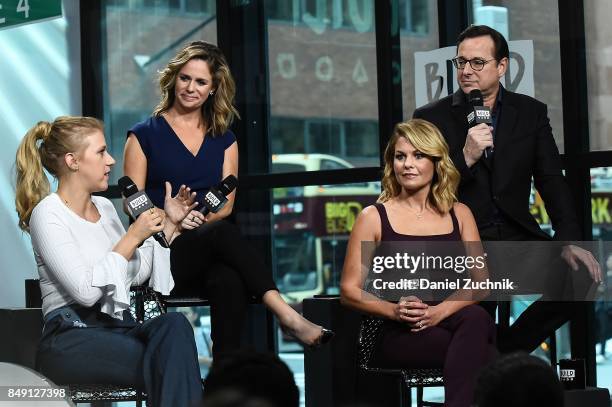 Build Presents Bob Saget Candace Cameron Bure Jodi Sweetin Andrea