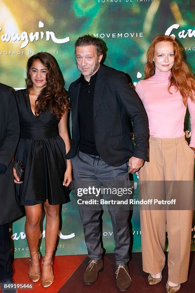 Tuhei Adams Vincent Cassel And Pernille Bergendorff Attend The News