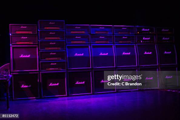 Photo Of Amplifiers Marshall Amplifiers On Stage News Photo Getty Images