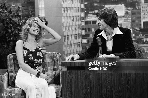 Actress Kay Lenz During An Interview With Guest Host David Brenner On Fotografía De Noticias