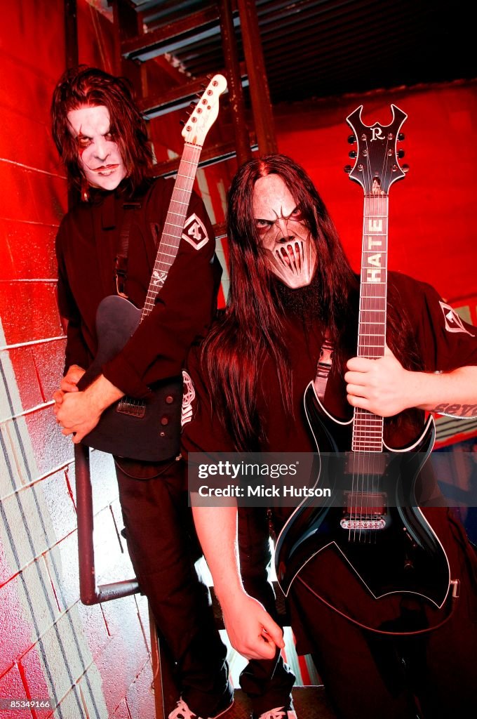 Photo Of Mick Thomson And Jim Root And Slipknot Posed Portrait Of News Photo Getty Images