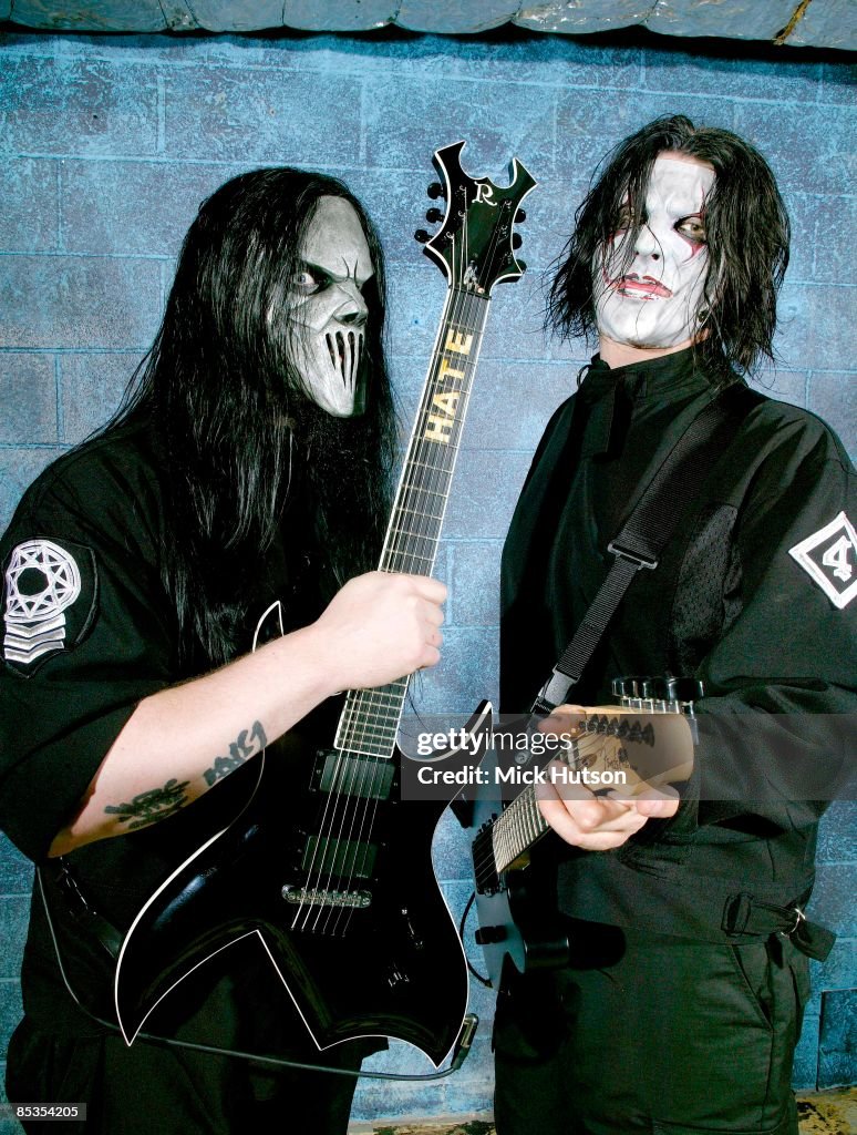 Photo Of Slipknot And Mick Thomson And James Root L R Mick Thomson Fotografía De Noticias