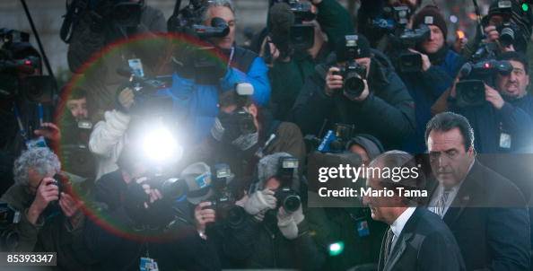 Financier Bernard Madoff Enters Manhattan Federal Court On March 12