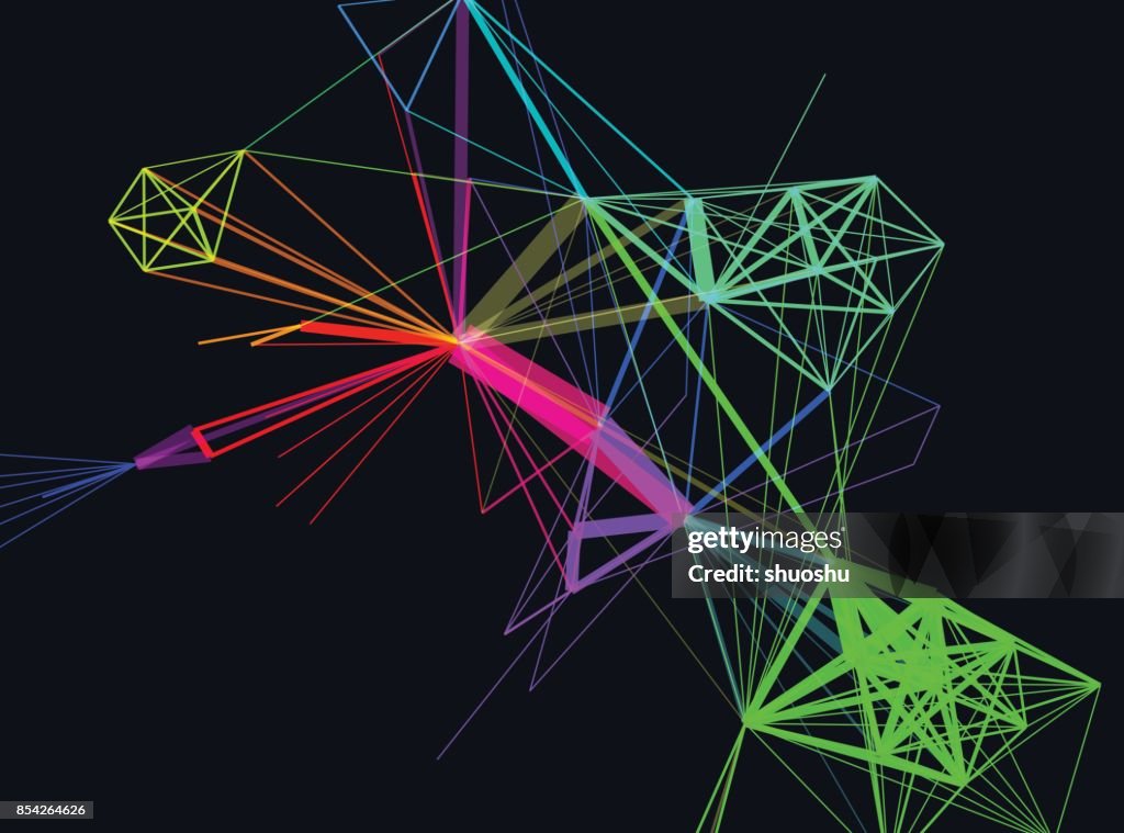 Beauty Data Visualization Pattern Background High Res Vector Graphic