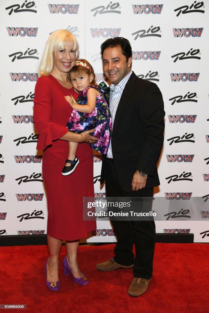 Oksana Baiul Carlo J Farina And Their Daughter Arrive At Wow