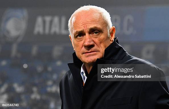 Antonio Percassi President Of Atalanta Before The Uefa Europa League