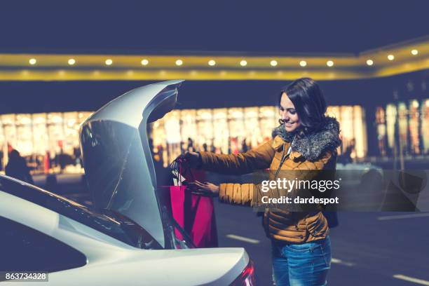 Mall Parking Lot At Night Photos And Premium High Res Pictures Getty