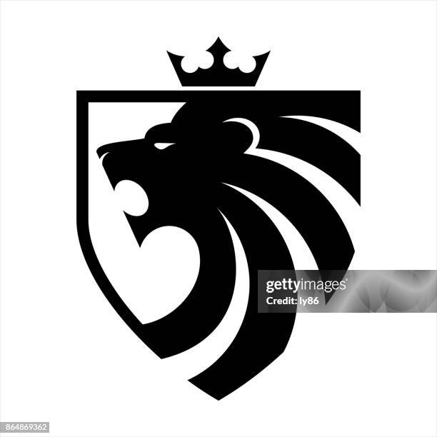 Roaring Lion Head Stock Fotos Und Bilder Getty Images