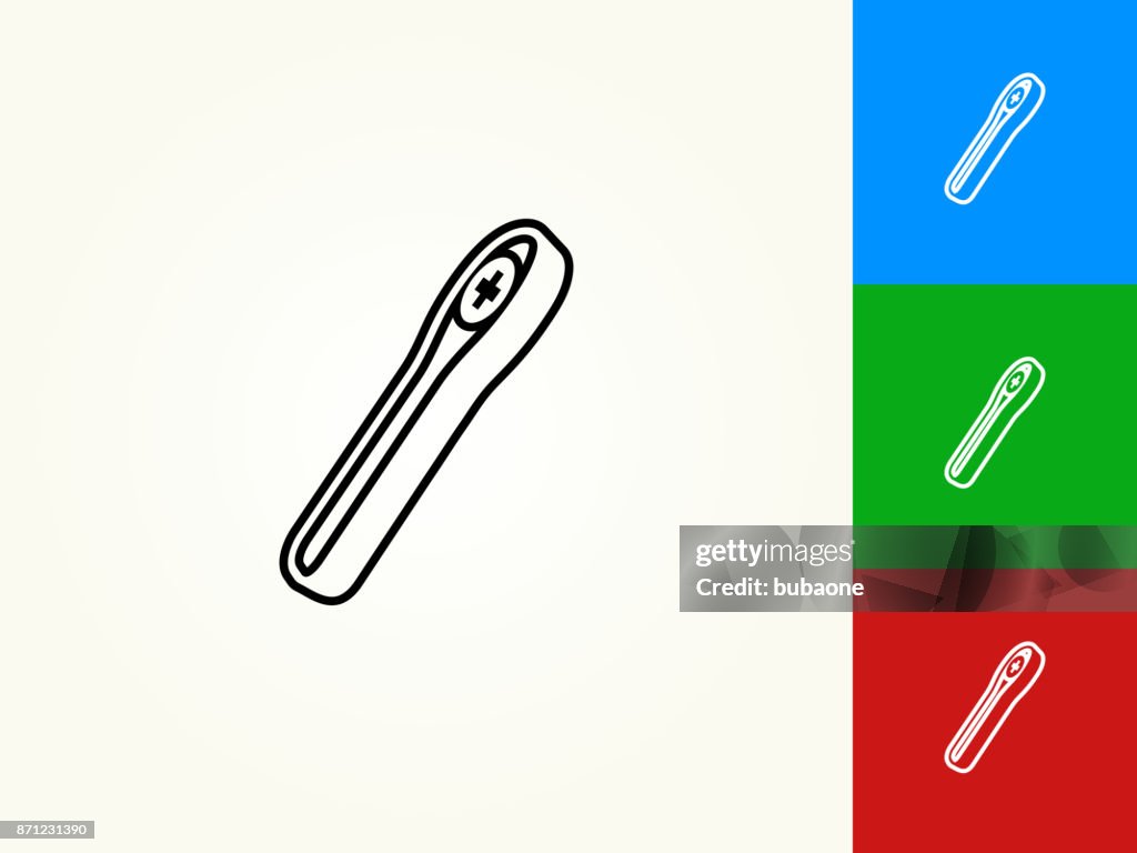 Pregnancy Test Black Stroke Linear Icon High Res Vector Graphic Getty