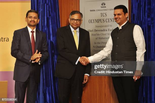 Maharashtra Cm Devendra Fadnavis Inaugurates Tcs Mega Campus In Thane