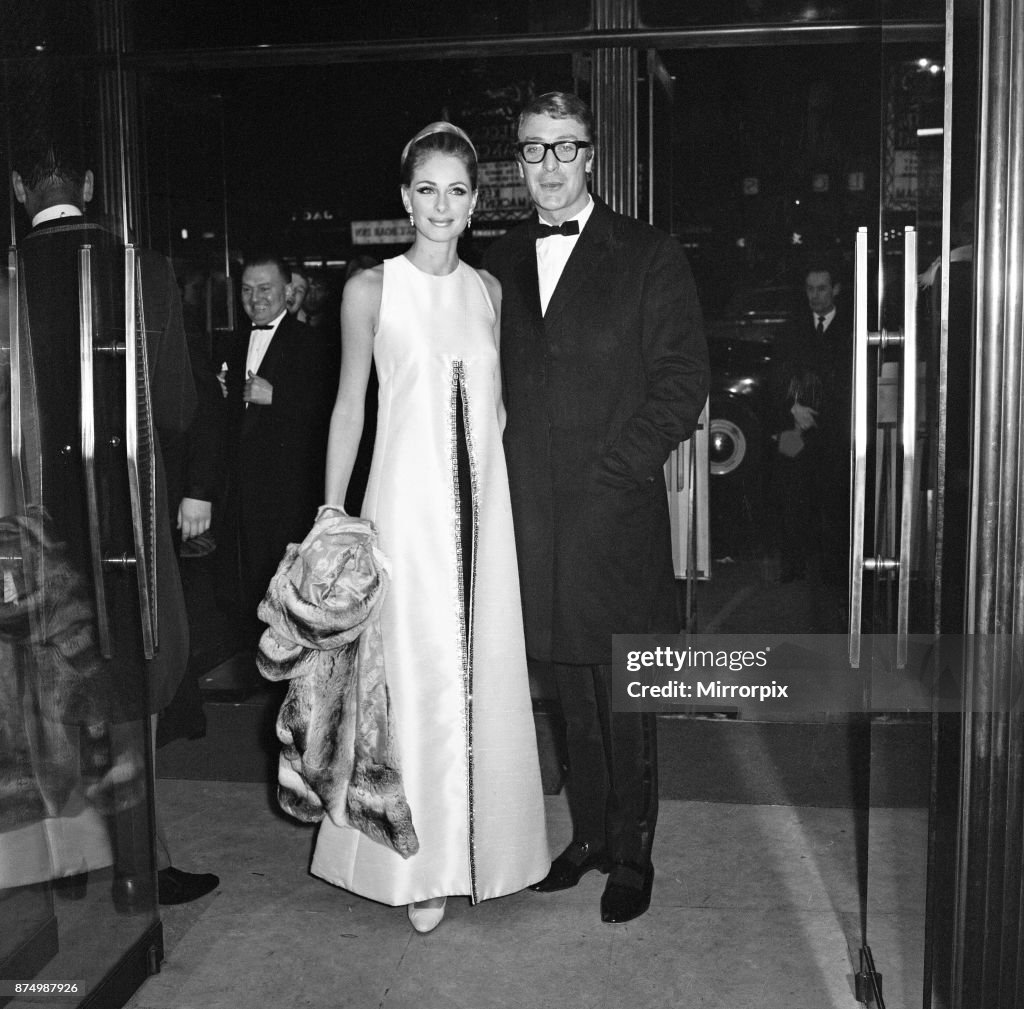 Actor Michael Caine arrives at the Gala opening of Murderers Row at ... Actor Michael Caine arrives at the Gala opening of Murderers Row at ...