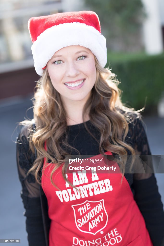 Actress Sarah Williams Attends The Salvation Army Celebrity Kettle News Photo Getty Images