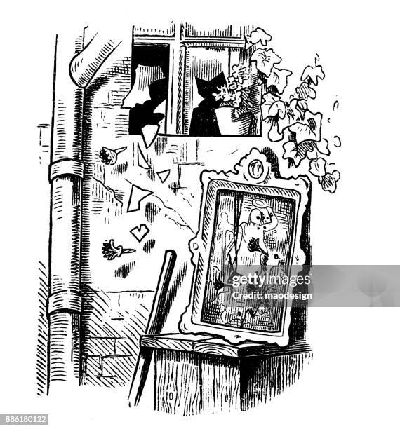 46 Broken Window In Home High Res Illustrations Getty Images