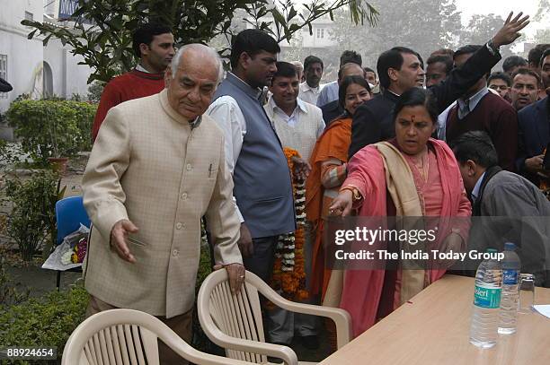 Bjp And Bharatiya Janshakti Party Photos And Premium High Res Pictures Getty Images