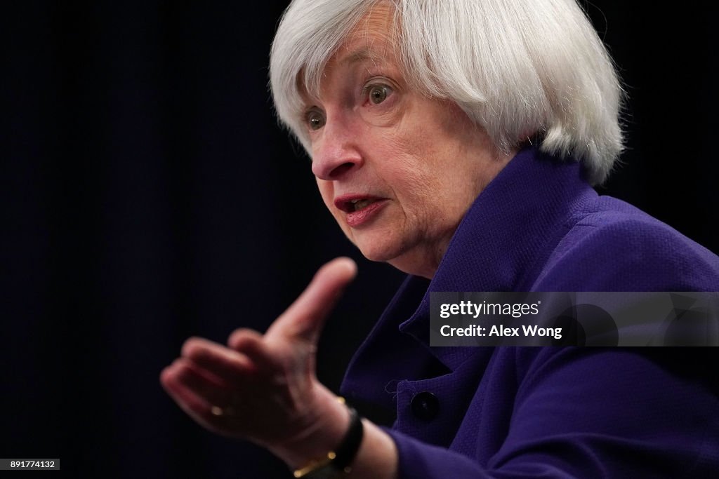 Federal Reserve Chair Janet Yellen speaks during her last news... News ... Federal Reserve Chair Janet Yellen speaks during her last news... News ...