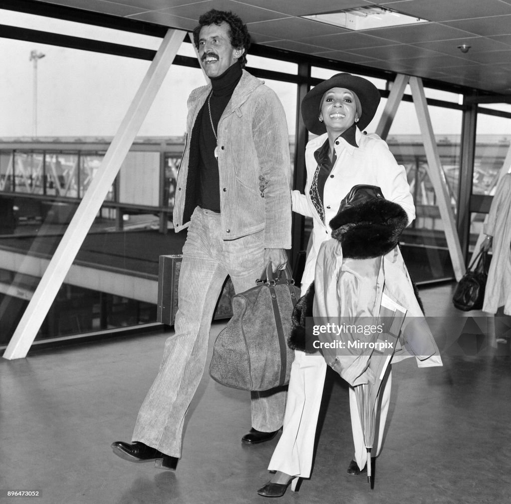 Singer Shirley Bassey And Husband Sergio Novak Arrive At London News Photo Getty Images