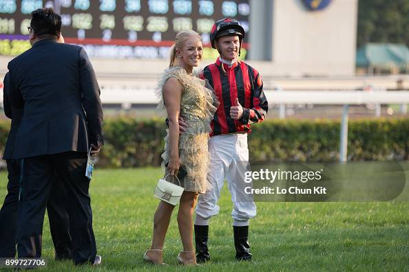 Jockey Zac Purton and his wife Nicole celebrate after Time Warp... News ... Jockey Zac Purton and his wife Nicole celebrate after Time Warp... News ...