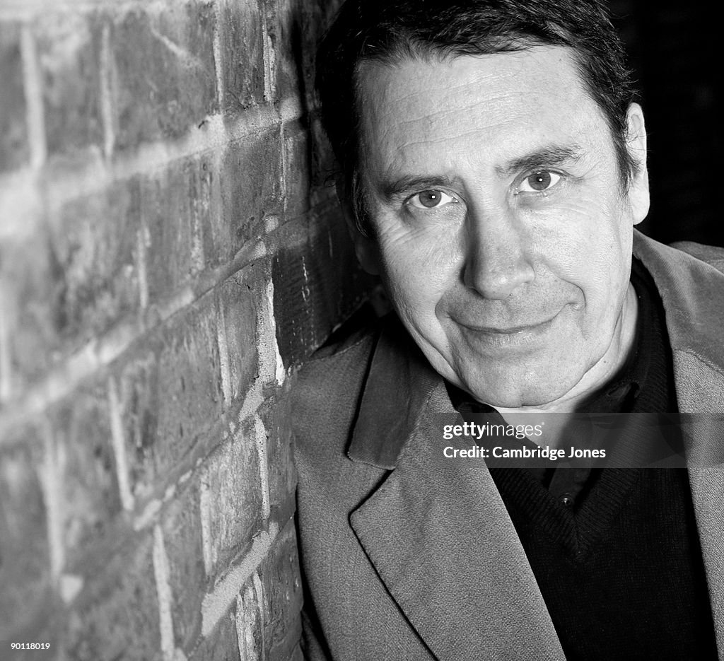 British musician and TV host Jools Holland at a portrait session on ... British musician and TV host Jools Holland at a portrait session on ...