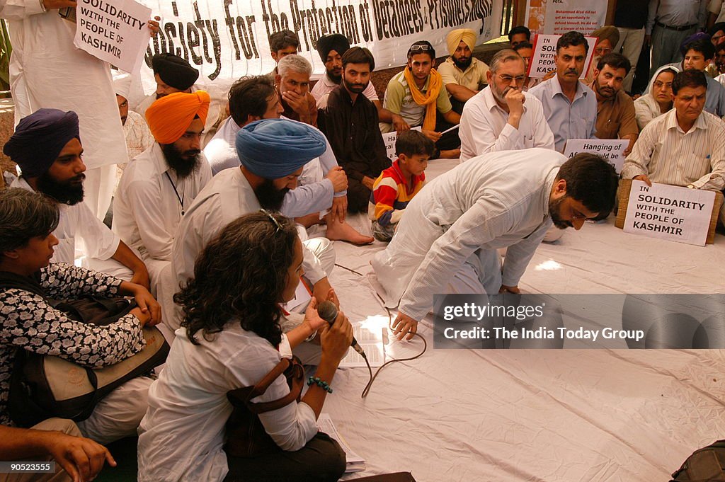 Arundhati Roy along with Afzal Guru's son Ghalib, Yasin Malik,... News ... Arundhati Roy along with Afzal Guru's son Ghalib, Yasin Malik,... News ...