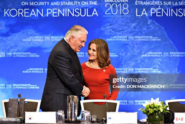 Foreign Affairs Minister Chrystia Freeland Meets With Secretary Of