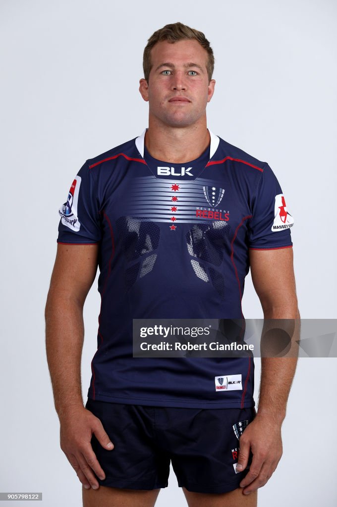 Angus Cottrell of the Rebels poses during the Melbourne Rebels Super ... Angus Cottrell of the Rebels poses during the Melbourne Rebels Super ...