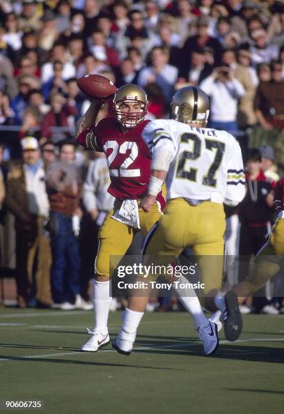 Boston College Qb Doug Flutie In Action Vs Army West Point Ny News