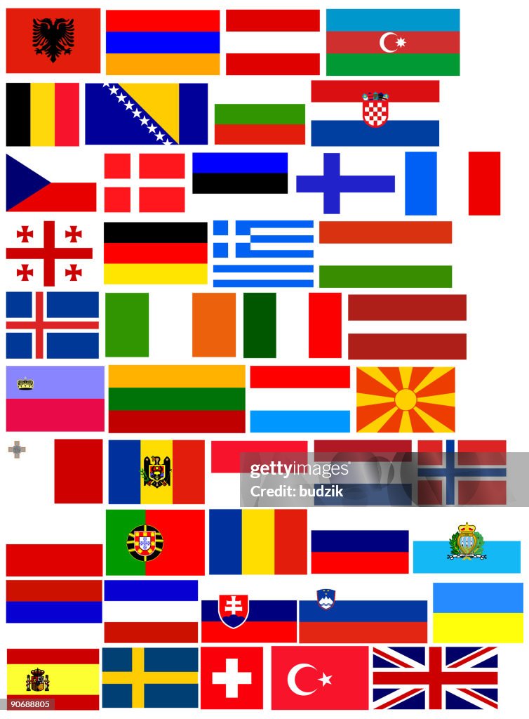 European Country Flags European Country Flags
