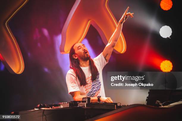 Steve Aoki Performs At The Brixton Academy Photos And Premium High Res